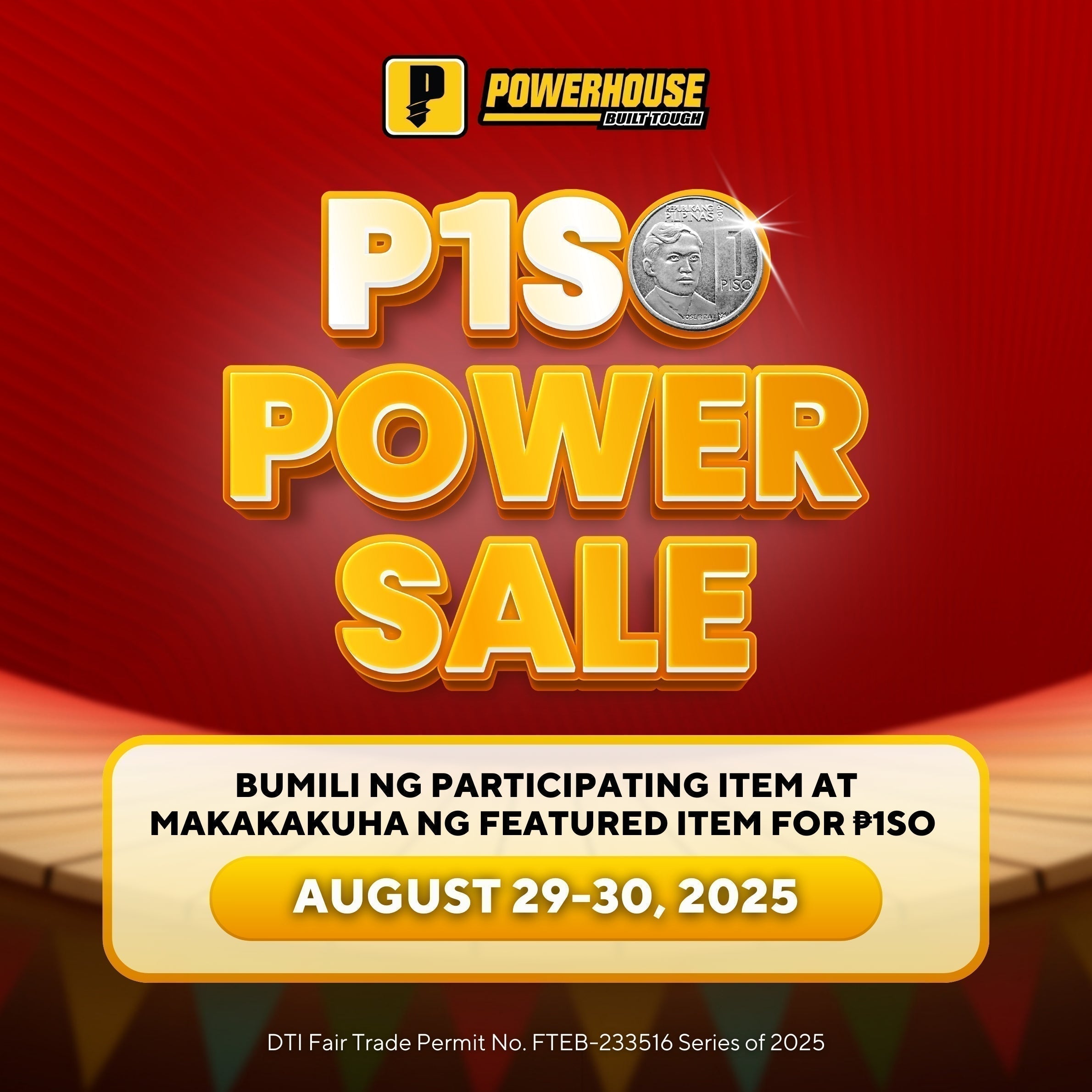 Piso Pa! Don’t miss Powerhouse Tools’ 2-Day Piso Power Sale this August ...