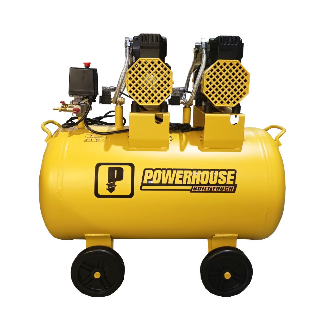 Oil and Noise Less Air Compressor 100L 5HP – Powerhouse Tools
