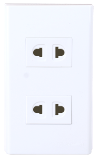 2 Gang Plate w/ Universal Outlet – Powerhouse Tools