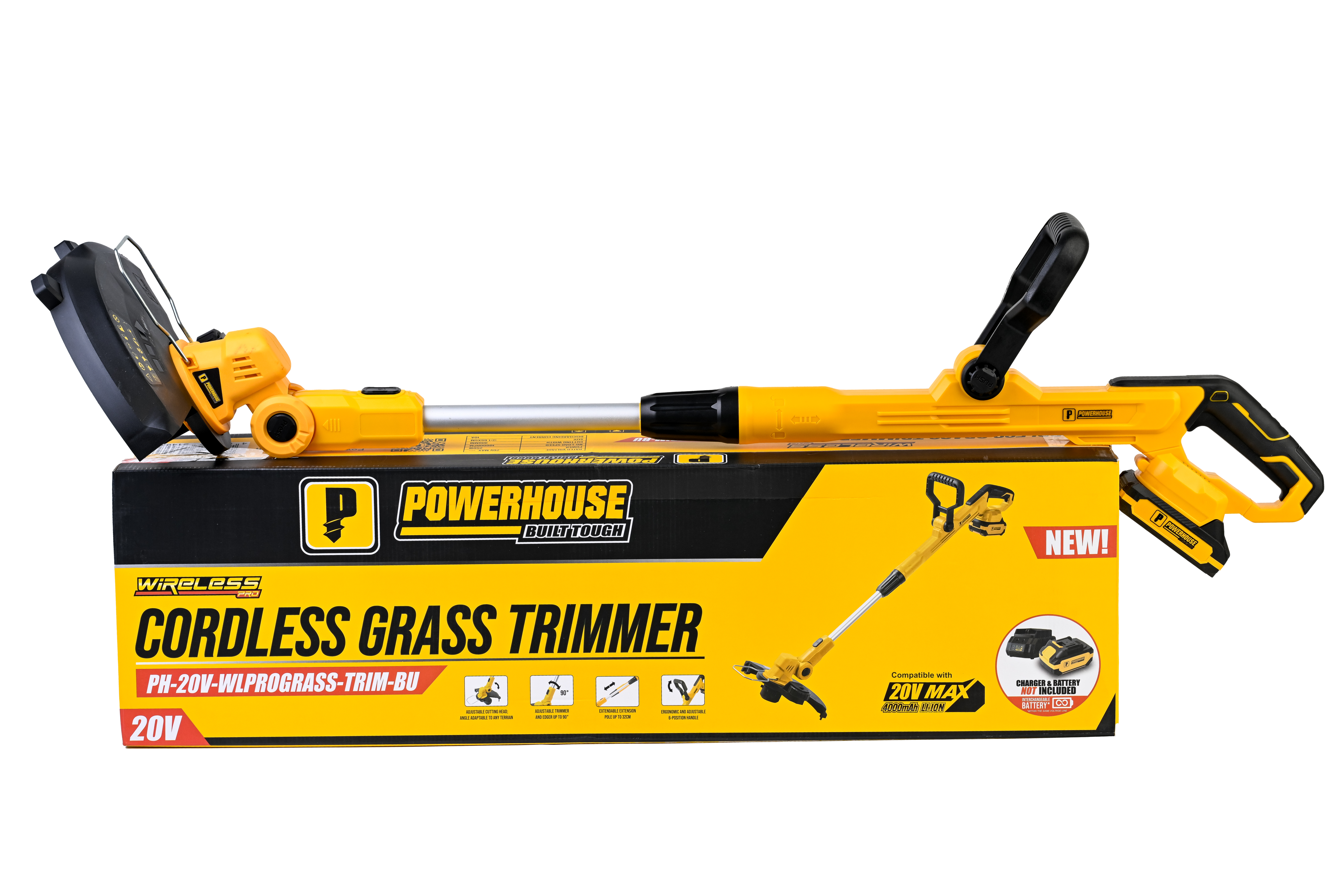 20V Cordless Super Spin Grass Trimmer [Bare Unit] – Powerhouse Tools