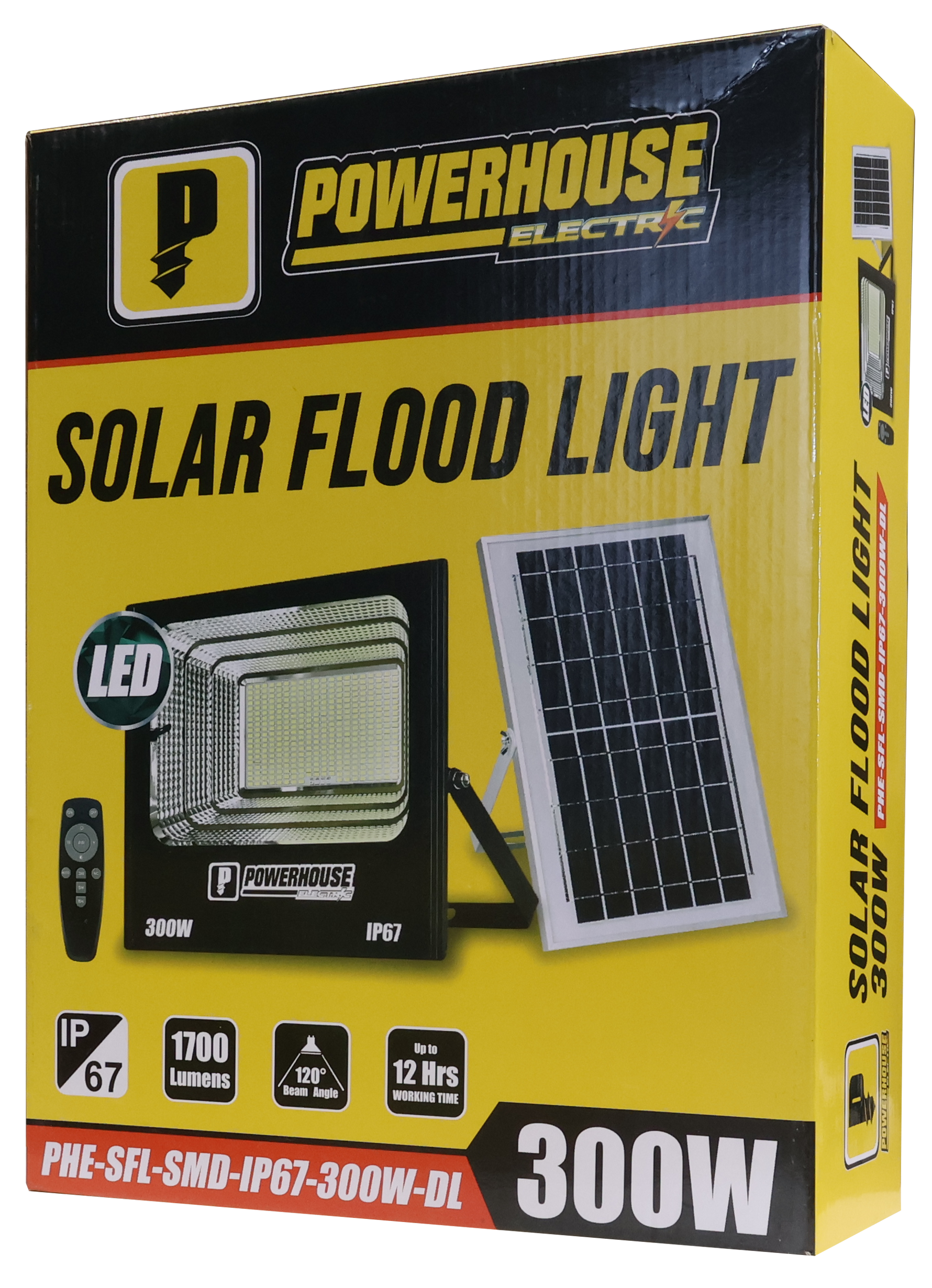 Solar Flood Light IP67 Daylight 300W – Powerhouse Tools