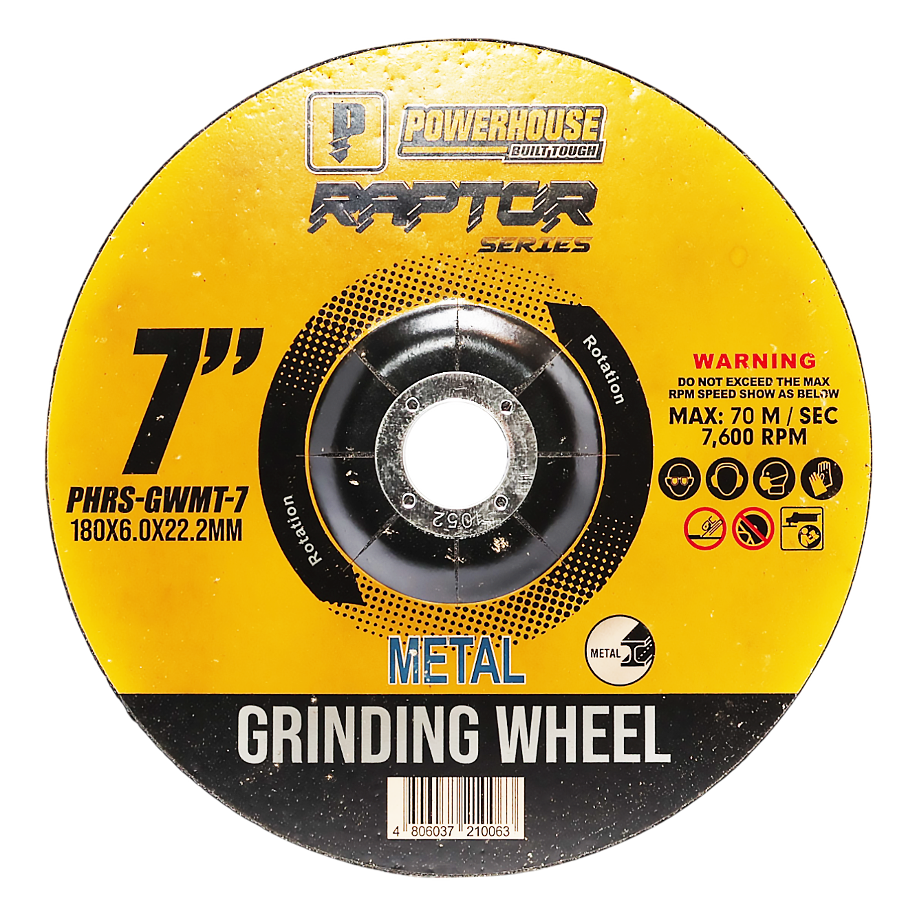 Abrasive Grinding Wheel 7" Raptor Series – Powerhouse Tools
