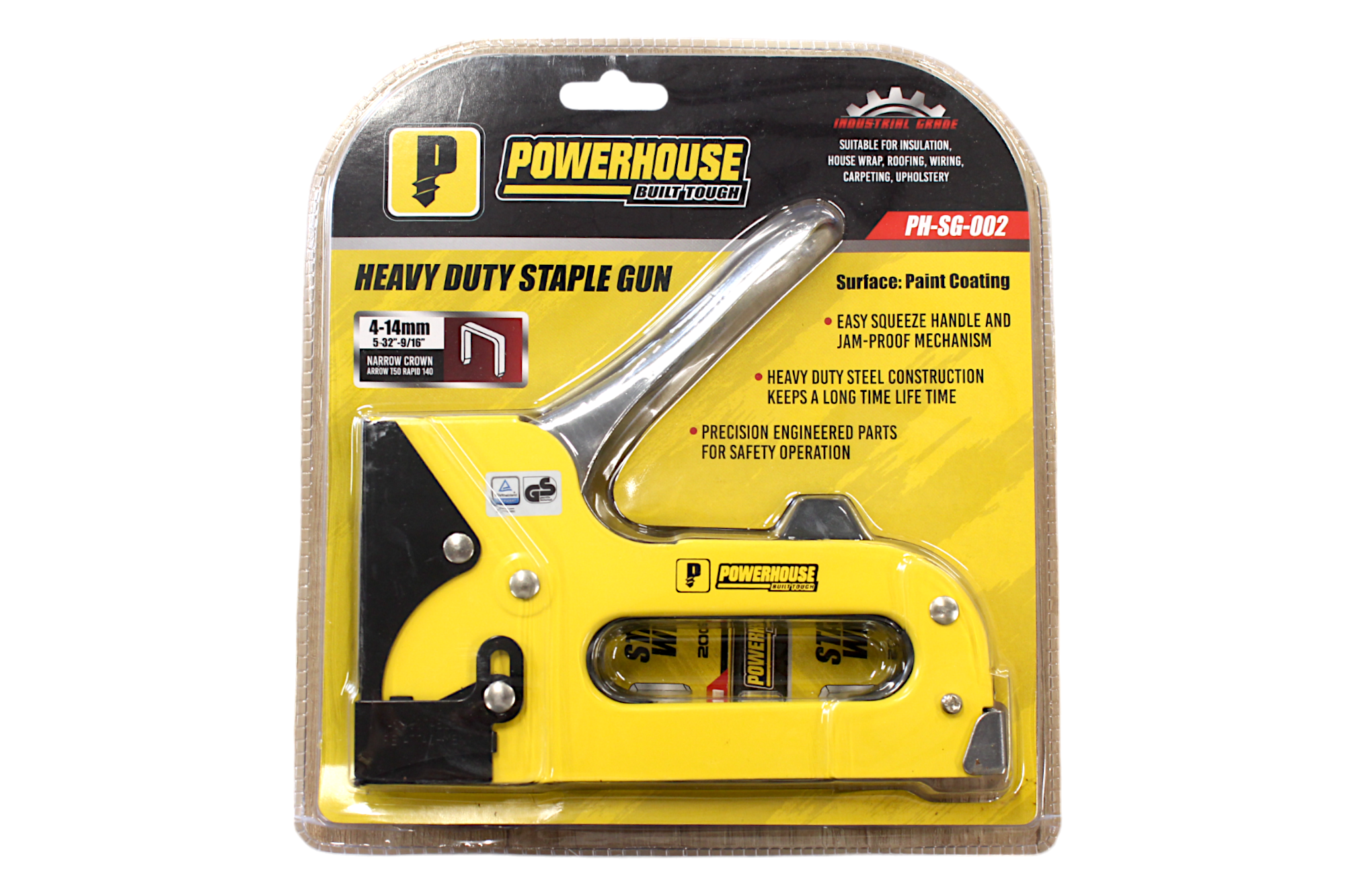 Staple Gun Heavy Duty Industrial Grade 4-14MM Staple – Powerhouse Tools
