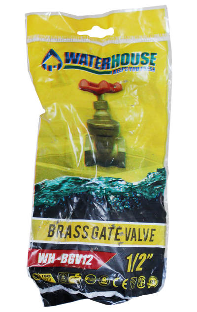 Brass Gate Valve 1/2" (275g) – Powerhouse Tools