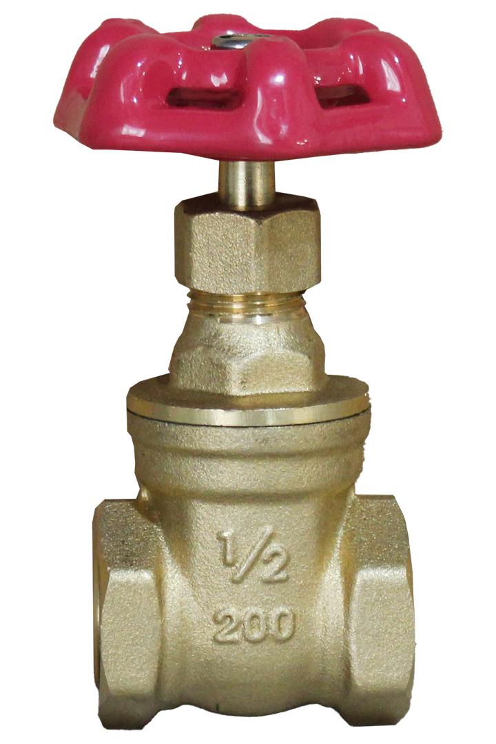 Brass Gate Valve 1/2" (275g) – Powerhouse Tools