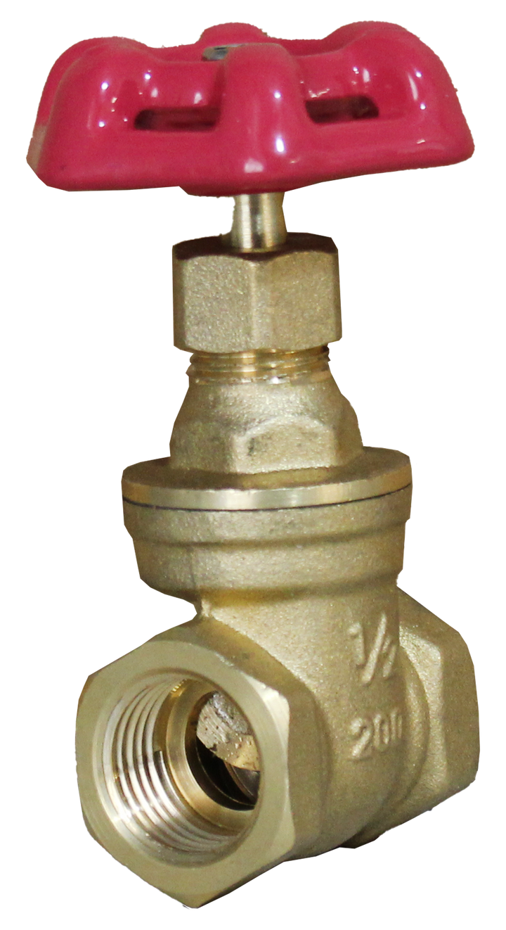 Brass Gate Valve 1/2" (275g) – Powerhouse Tools