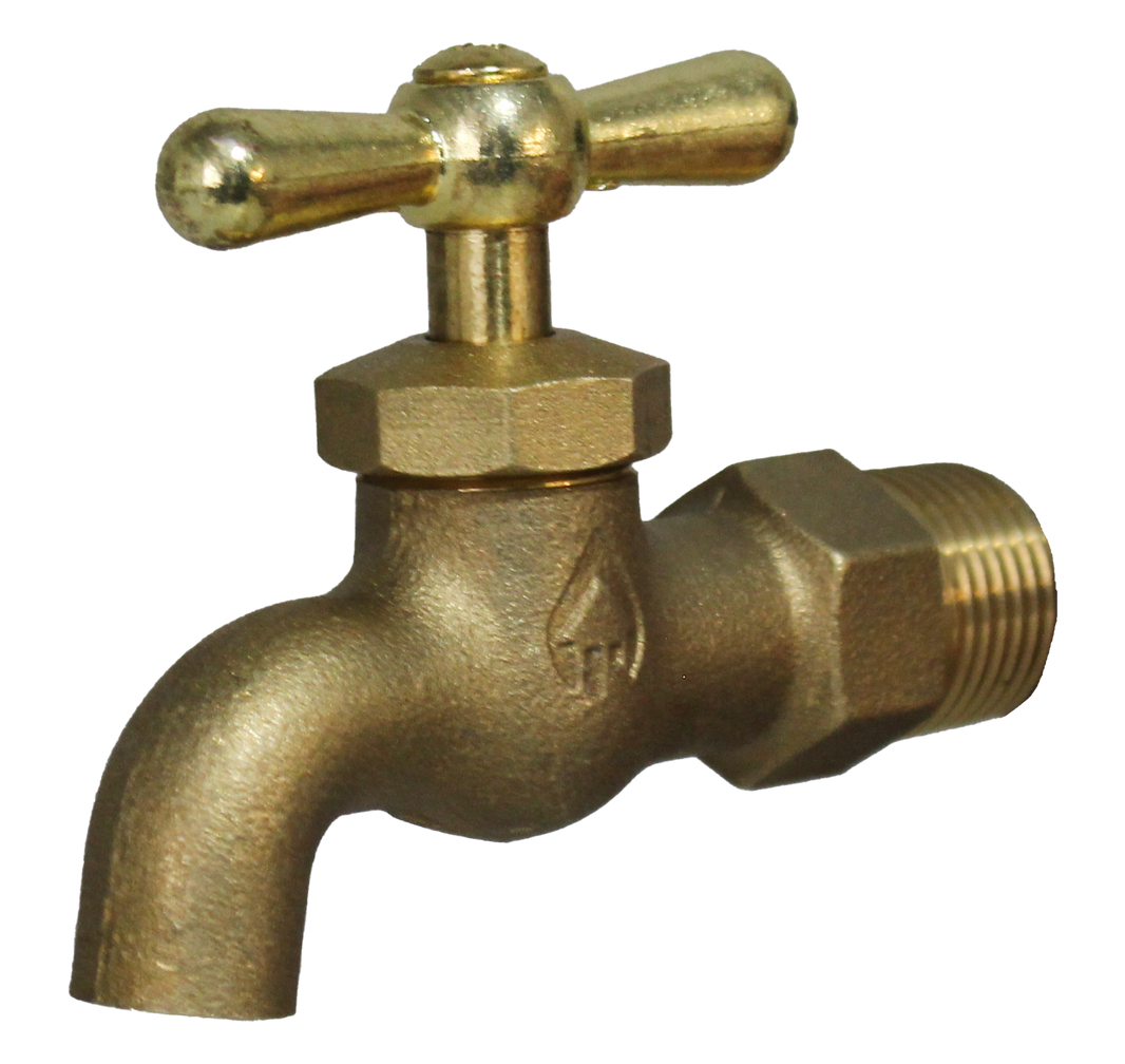 Brass Faucet Hose Bibb 1/2" – Powerhouse Tools