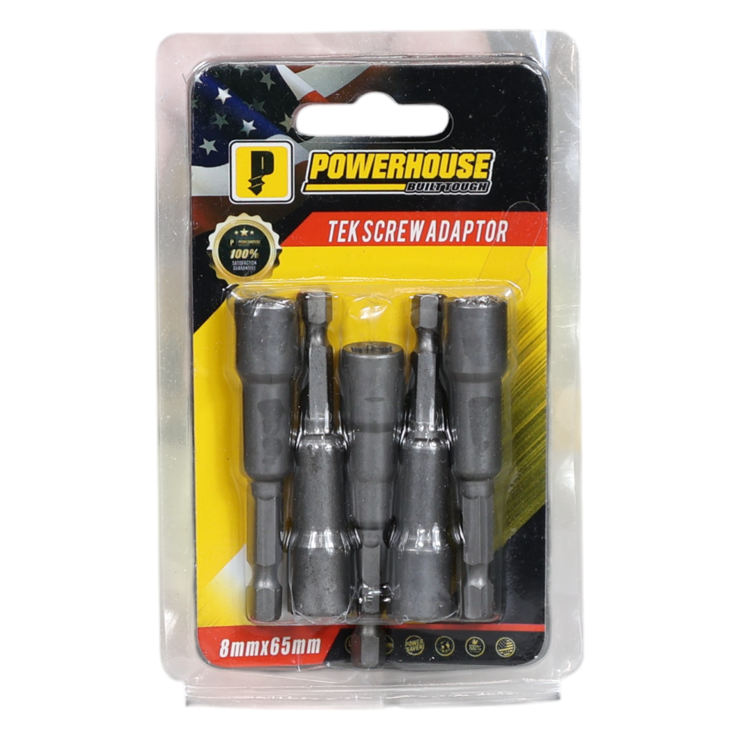 Tek Screw Adaptor with Magnet (8 MM X 65MM) – Powerhouse Tools