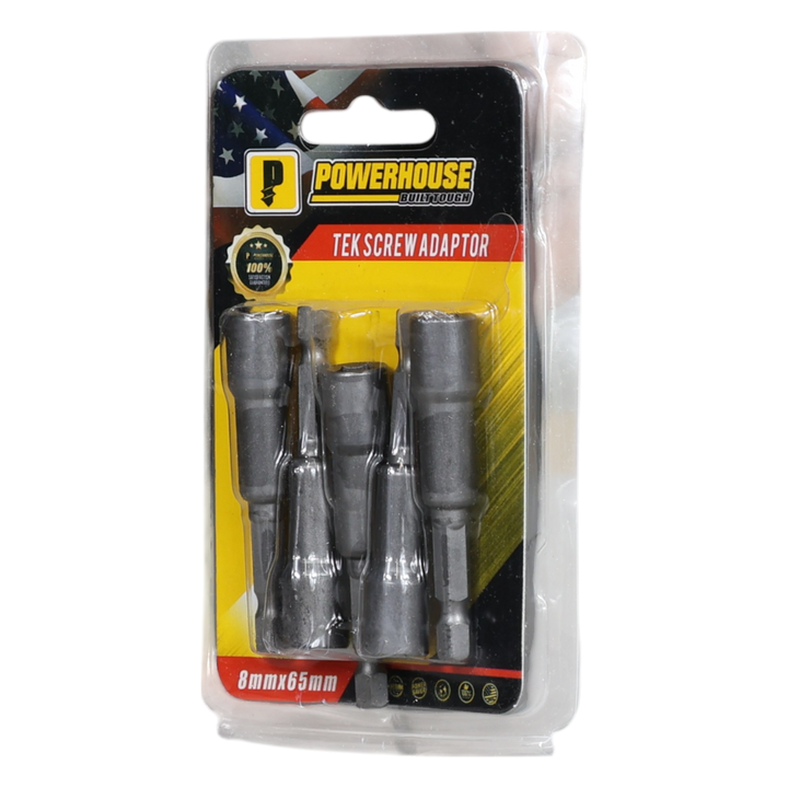Tek Screw Adaptor with Magnet (8 MM X 65MM) – Powerhouse Tools