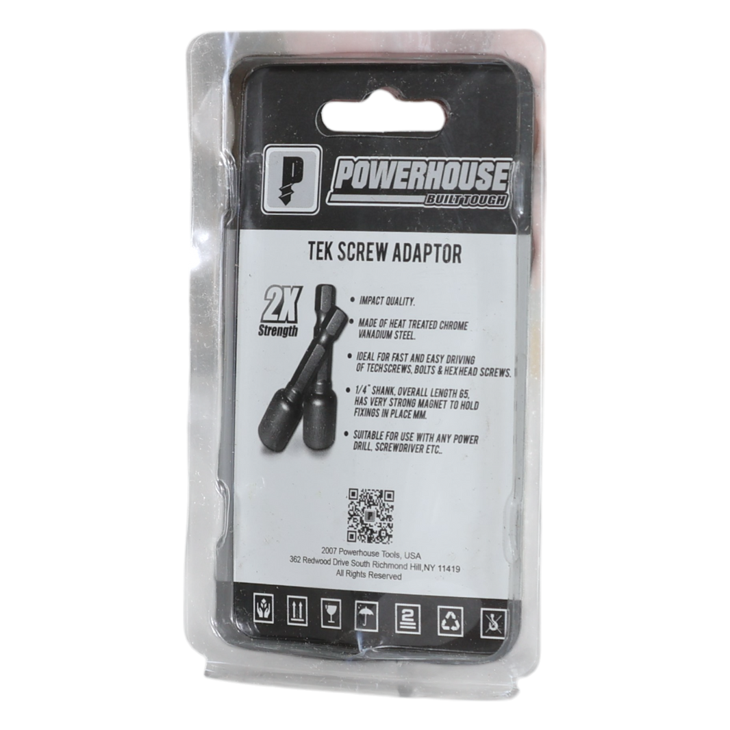 Tek Screw Adaptor with Magnet (8 MM X 65MM) – Powerhouse Tools