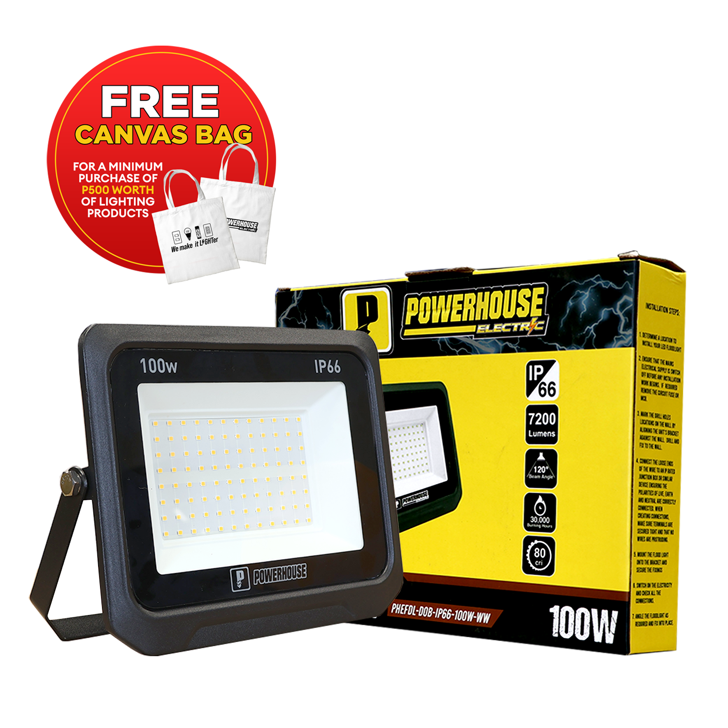 Outdoor LED Floodlights for Security | Powerhouse Tools