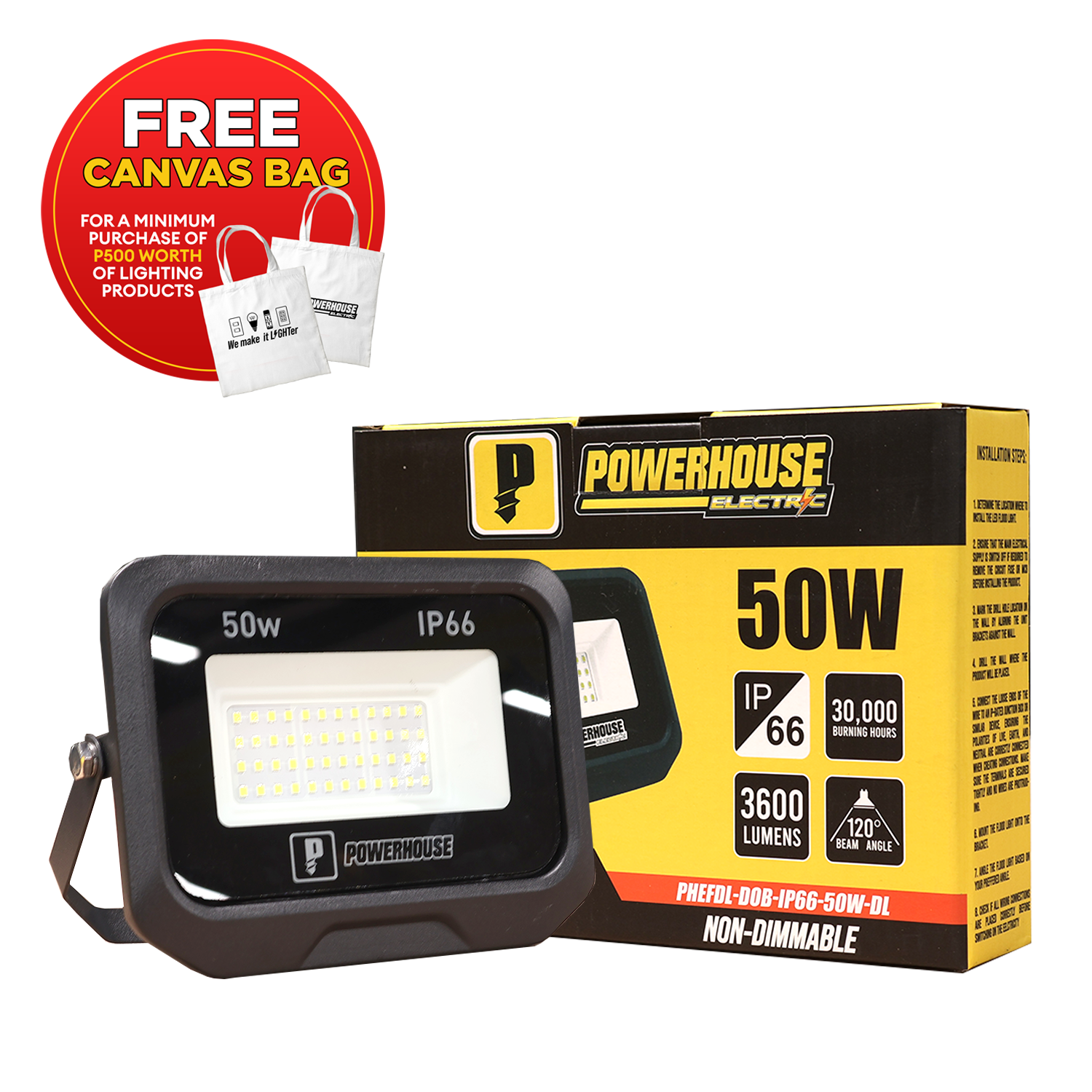 Outdoor LED Floodlights for Security | Powerhouse Tools