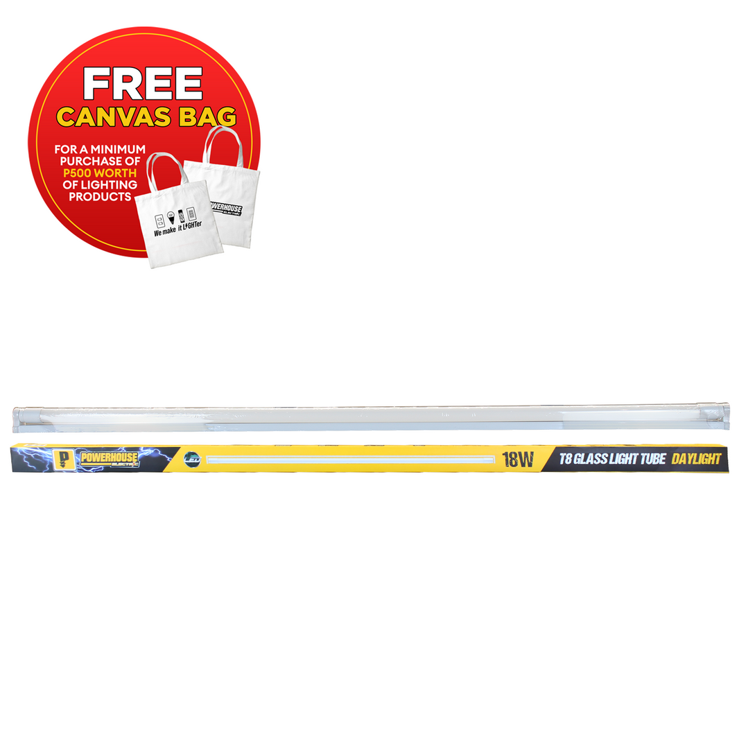 LED Fluorescent T8 (Glass Tube) 18W Daylight – Powerhouse Tools