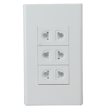 3 Gang Plate w/ Universal Outlet 3PC – Powerhouse Tools