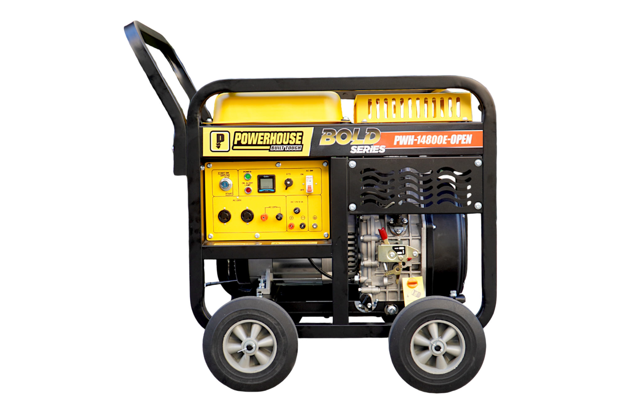 Bold Series Diesel Open Type Body Generator w/ Battery for Electric St ...